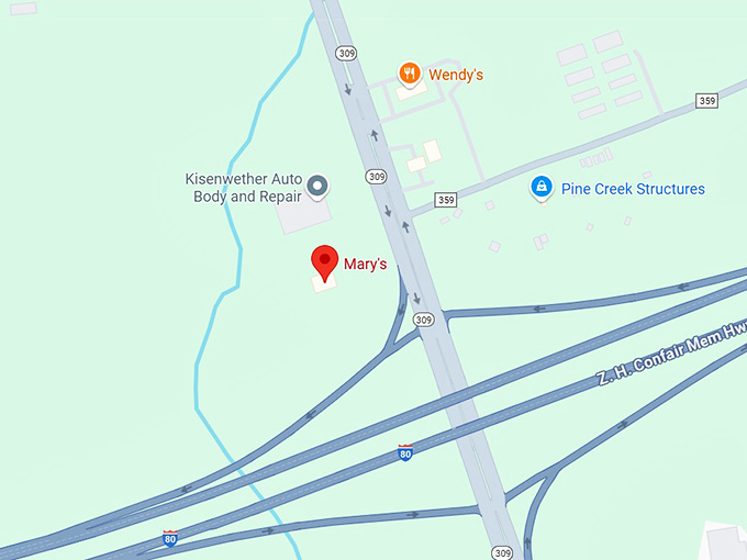 16. mary&rsquo;s family restaurant map