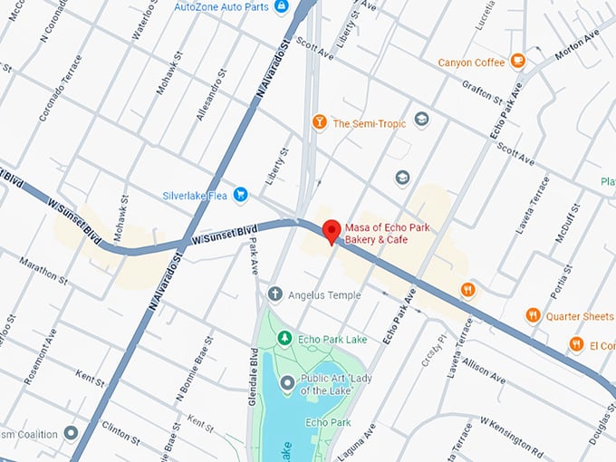 16. masa of echo park bakery & cafe map