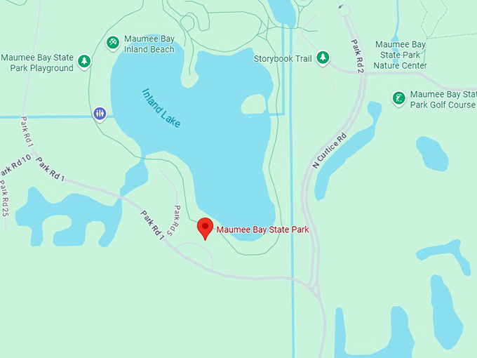 16. maumee bay state park 1400 state park rd map