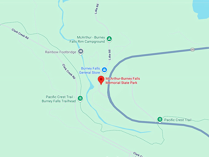 16. mcarthur burney falls memorial state park map