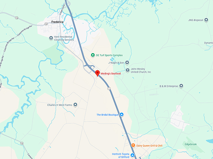16. meding's seafood map