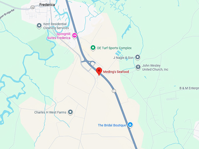 16. meding's seafood map