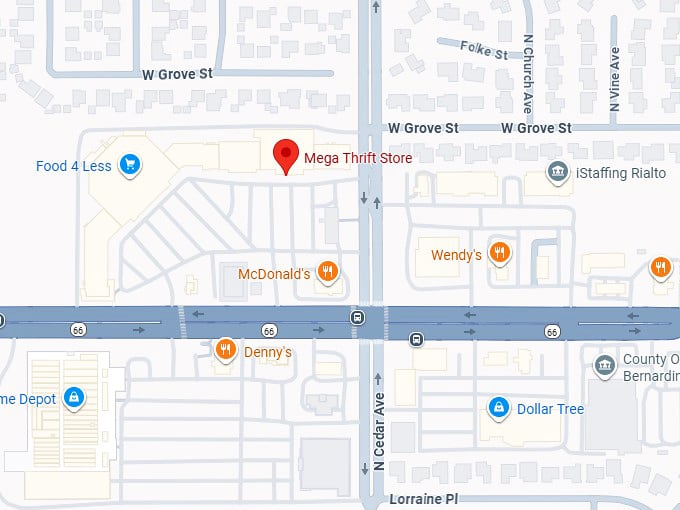 16. mega thrift store map