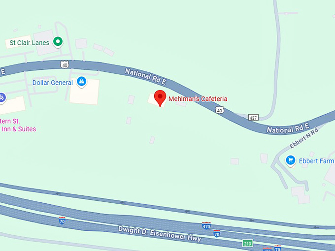 16. mehlman's cafeteria map