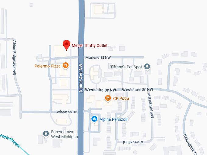 16. meijer thrifty outlet map