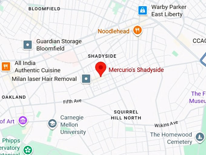 16. mercurio&rsquo;s shadyside map