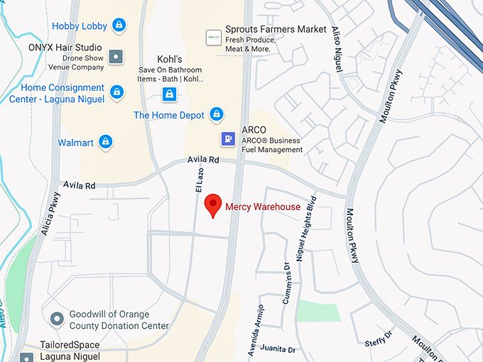 16. mercy warehouse map