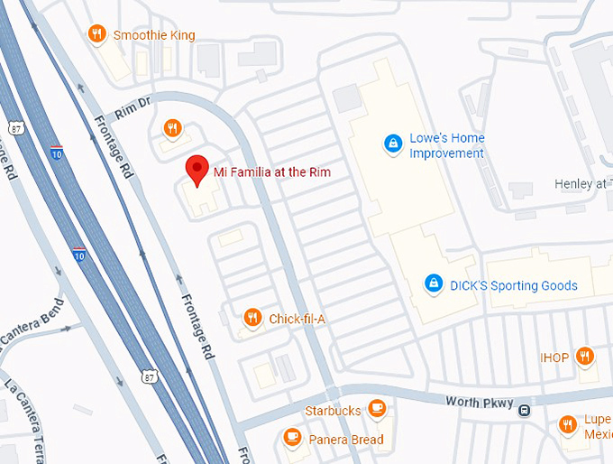 16. mi familia at the rim map