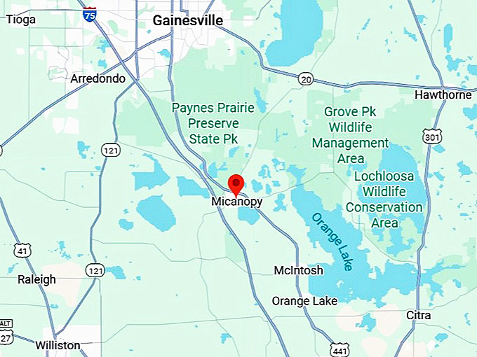 16. micanopy map