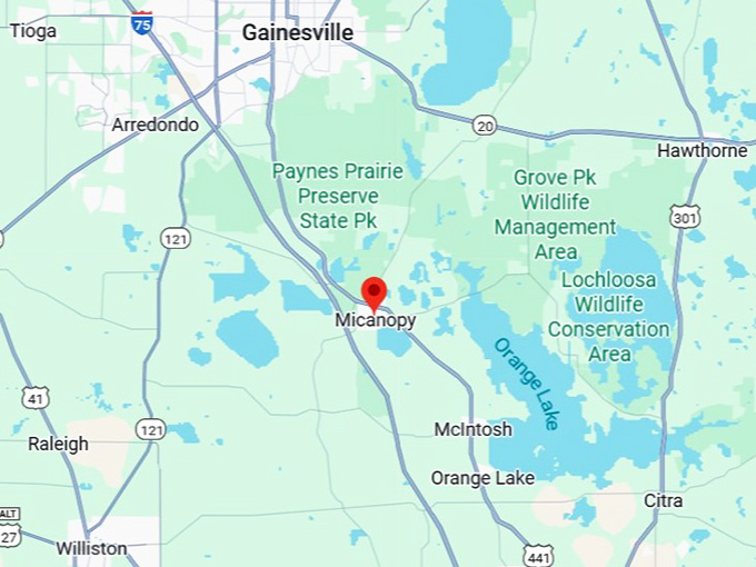 16. micanopy map