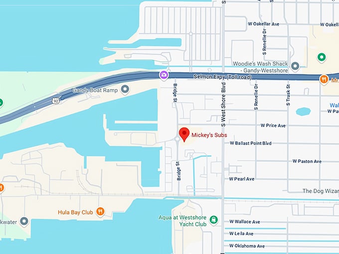 16. mickey&rsquo;s subs map