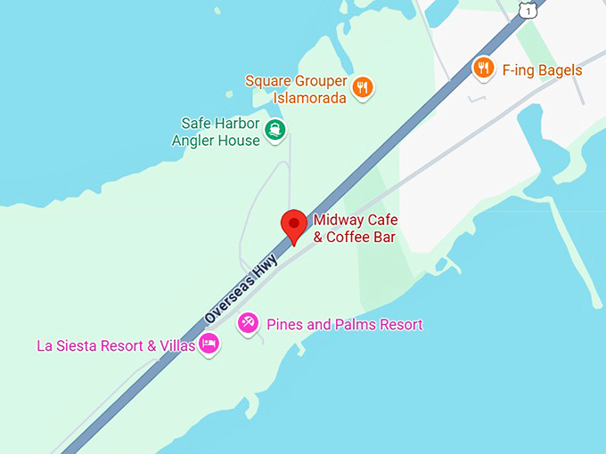16. midway cafe & coffee bar map