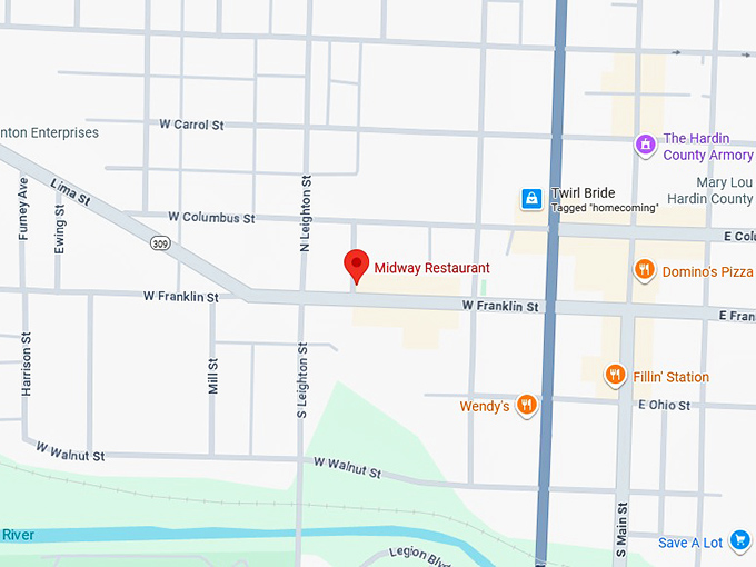 16. midway restaurant map