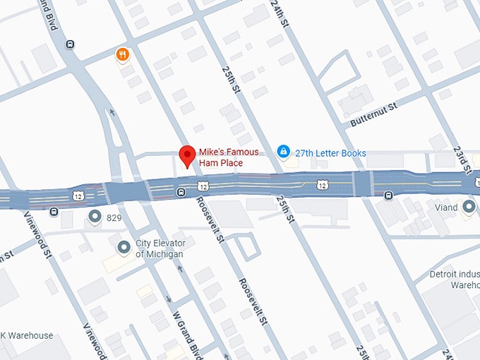 16. mike&rsquo;s famous ham place map