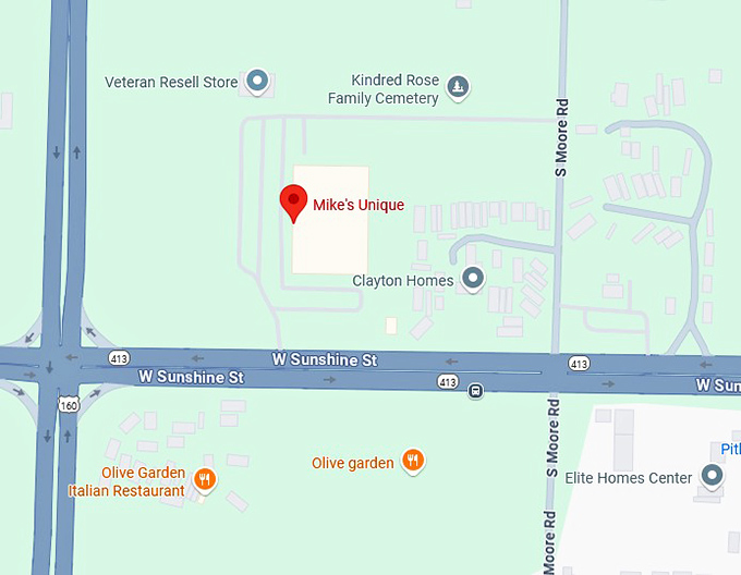 16. mike's unique map