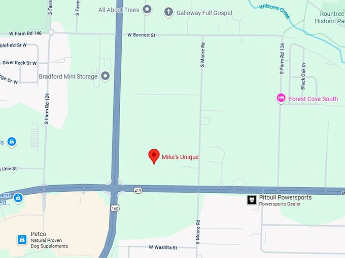 16. mike's unique map