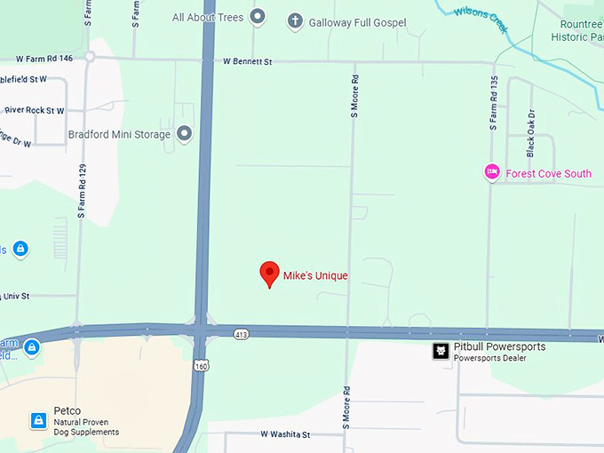 16. mike's unique map