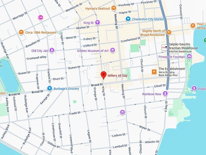 16. millers all day map