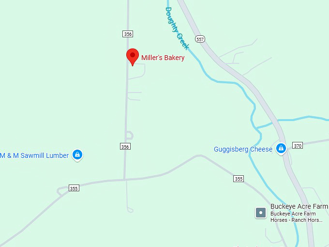 16. miller's bakery map