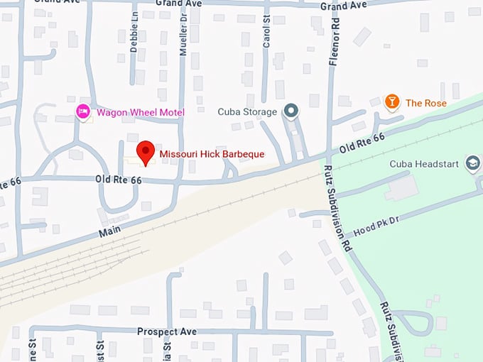 16. missouri hick barbeque map