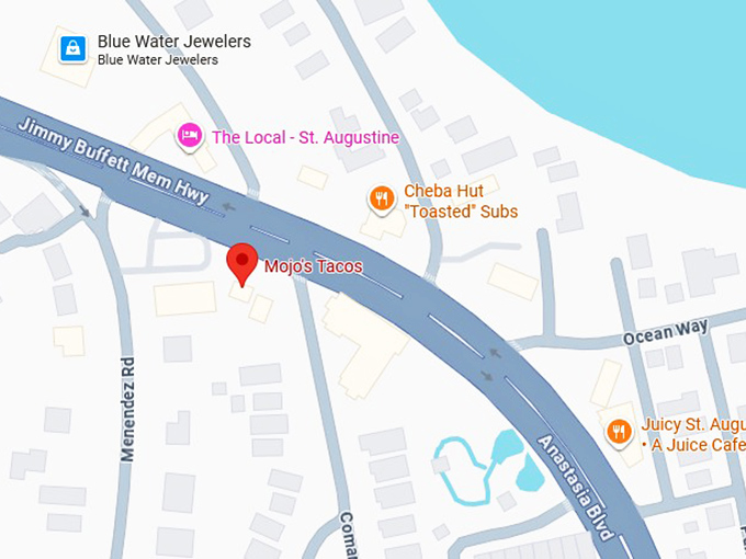 16. mojo&rsquo;s tacos map