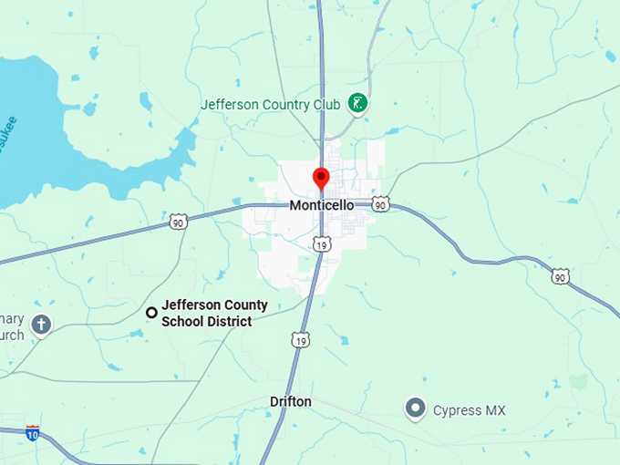 16. monticello map