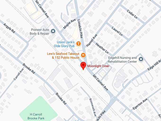 16. moonlight diner map