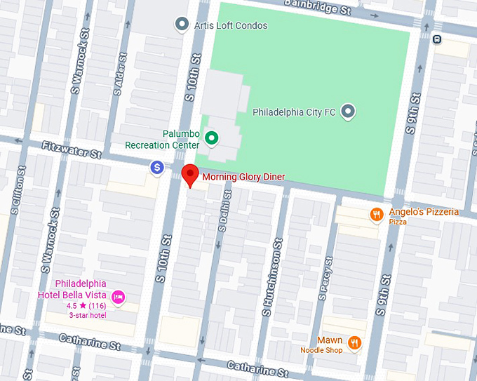 16. morning glory diner map