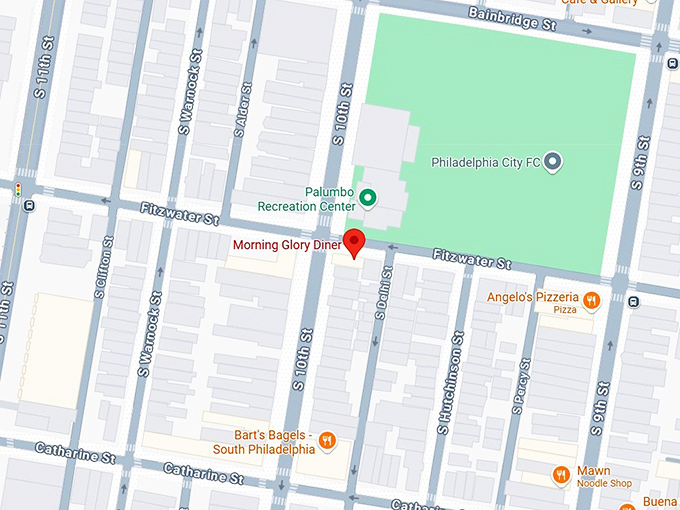 16. morning glory diner map