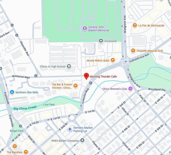 16. morning thunder cafe map