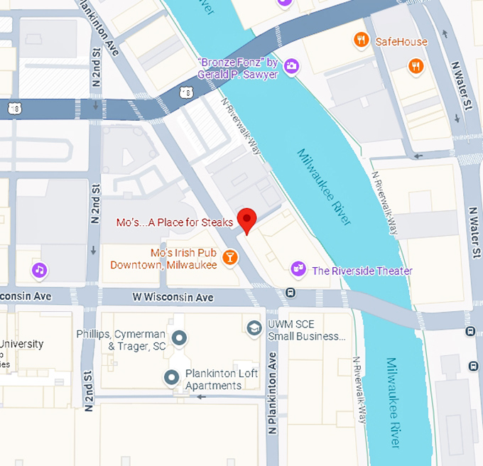 16. mo&rsquo;s a place for steaks map