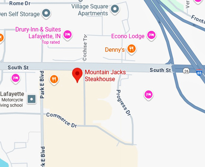 16. mountain jacks steakhouse map