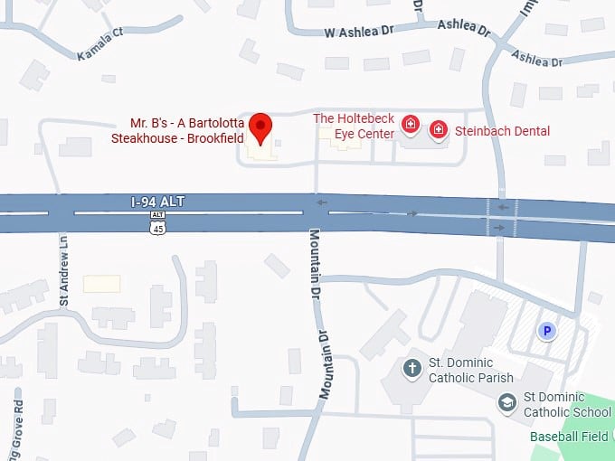 16. mr. b's a bartolotta steakhouse brookfield map