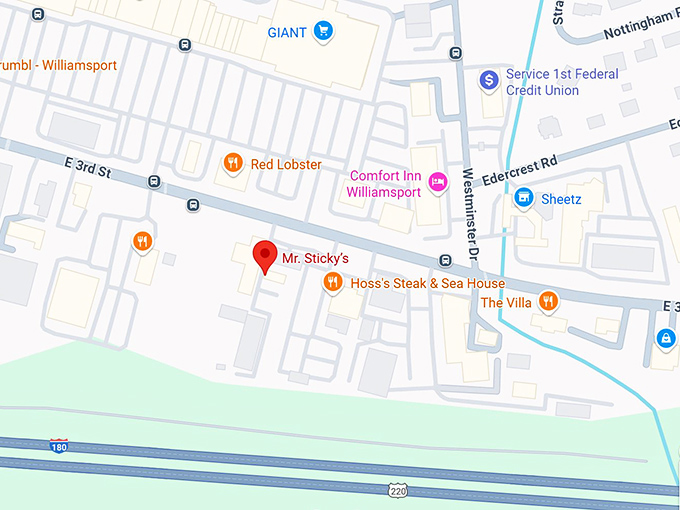 16. mr. sticky&rsquo;s map