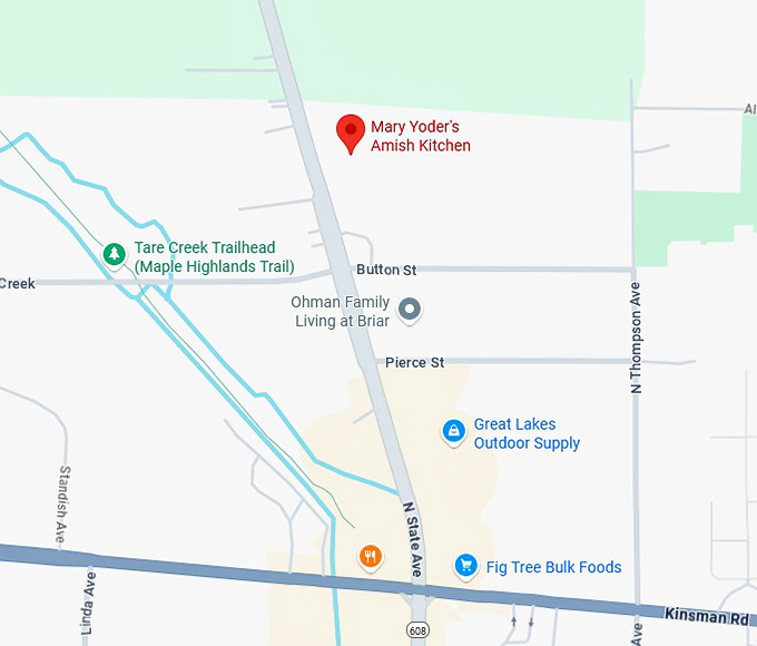 16. mrs. yoder&rsquo;s kitchen map