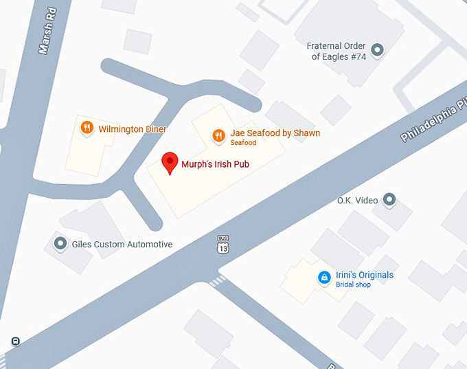 16. murph's irish pub map