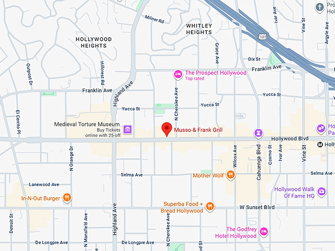 16. musso & frank grill map