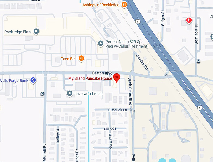 16. my island pancake house map