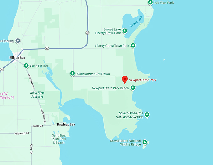16. newport state park map
