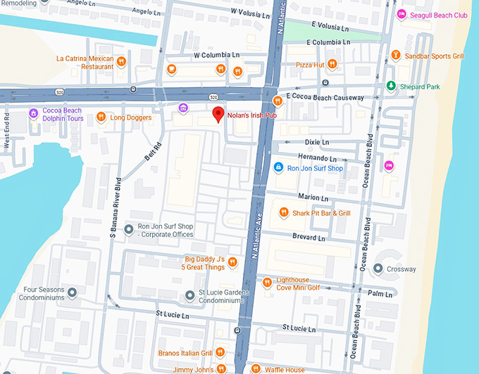 16. nolan's irish pub map