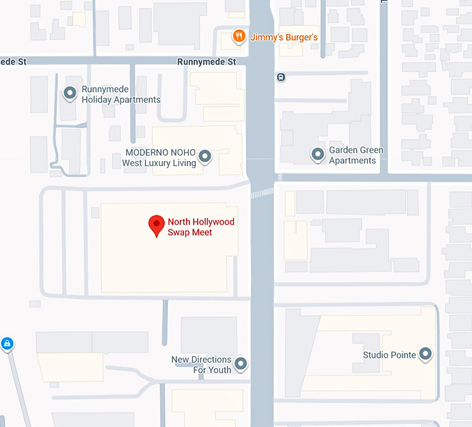 16. north hollywood swap meet map