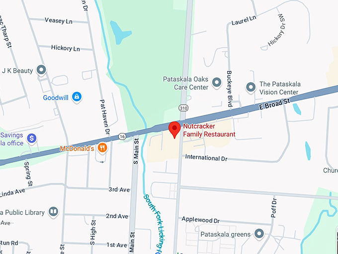 16. nutcracker family restaurant map