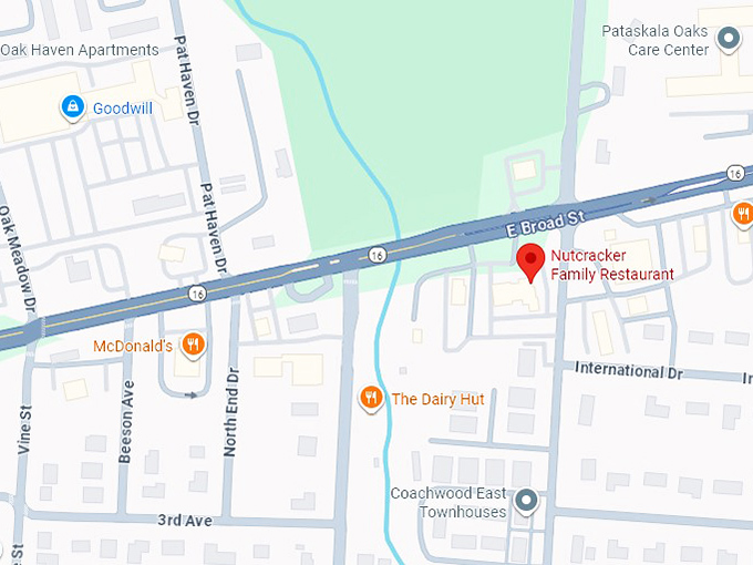 16. nutcracker family restaurant map