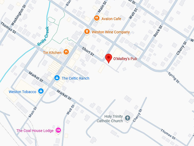 16. o'malley's pub map