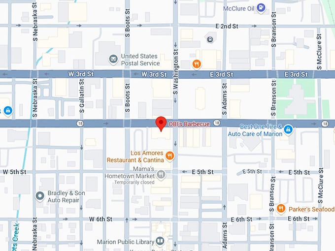 16. obie&rsquo;s bbq map