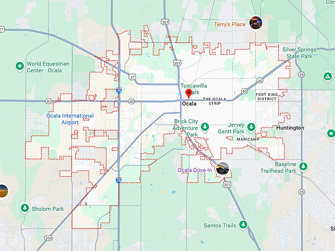 16. ocala, fl map