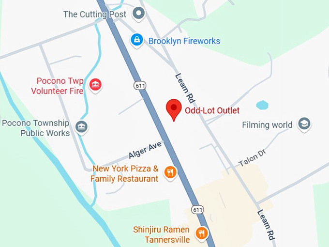 16. odd lot outlet map