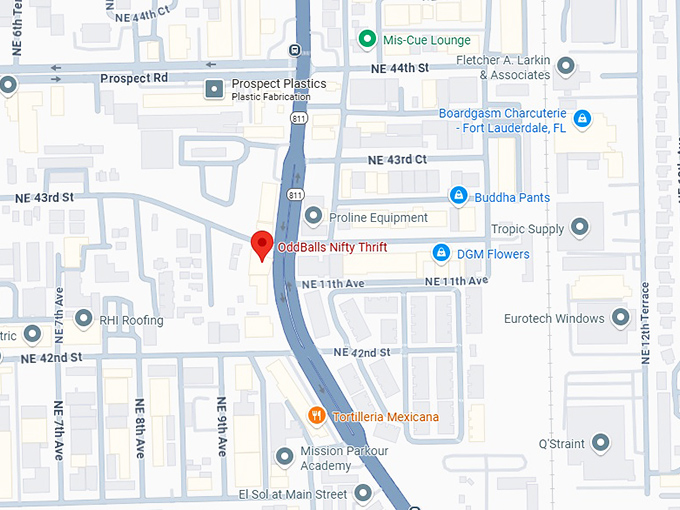 16. oddballs nifty thrift map