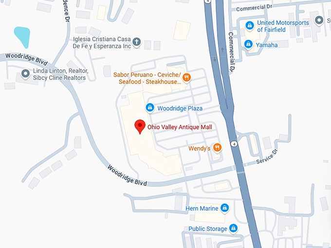 16. ohio valley antique mall map