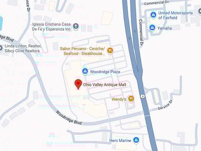 16. ohio valley antique mall map